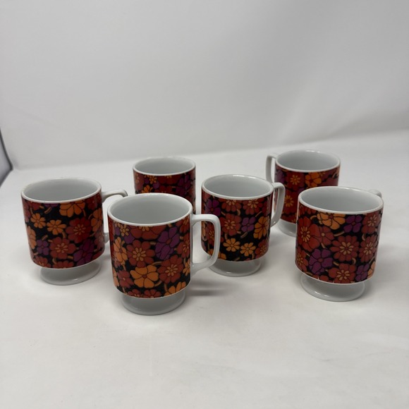 Holt Howard | Dining | Set Of 6 Vintage Howard Holt Flower Pedestal ...